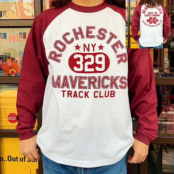 BUDDY オリジナルデザインのラグランロングスリーブＴシャツ。袖口は1.6インチのリブ仕様。リラックス感のあるサイジングですので実寸サイズを参考にして下さい。Mサイズ（胸囲）110cm （肩幅）-（着丈）67cm （袖丈）75cmLサイズ...