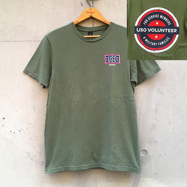 USED Sサイズ USO United Service Organizations アメリカ軍 ミリタリー古着Ｔシャツボディに特に目立つダメージはありませんが、新品ではありませんので古着のやれ具合、雰囲気などがご理解いただける方におすすめ...