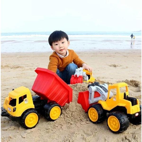 車おもちゃ 砂場遊び 建設車両 工事車両 車 おもちゃ 慣性車 ショベルカー 子供用大きいサイズ カワイイカー 働く車 知育おもちゃ クリスマス プレゼント 誕生日 ギフト 贈り物 男の子 子どもの日