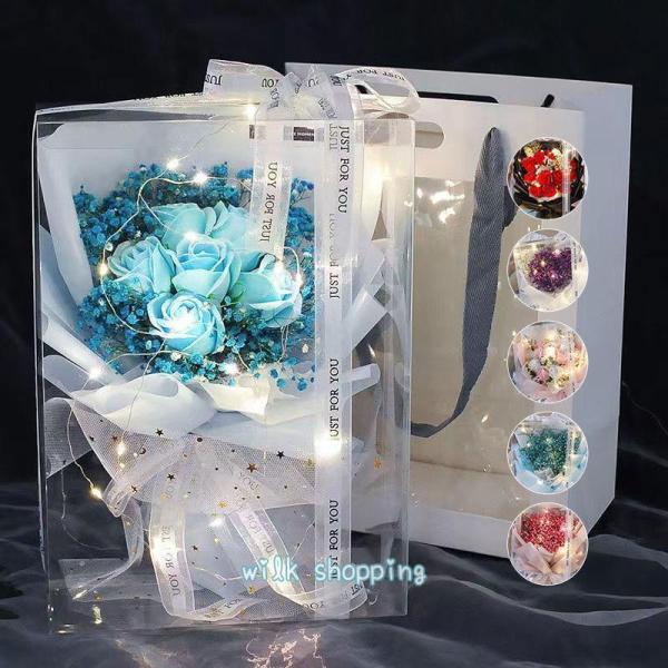 商品詳細カラー:/A01/A02/A03/A04/A0/A06サイズ:/フリーサイズ商品説明ソープフラワー 香りの花束 光るギフト今のソープフラワーをライトアップ！ナイトパーティ等のイベントにもピッタリ！パステルカラーの夢かわいいブーケアレ...
