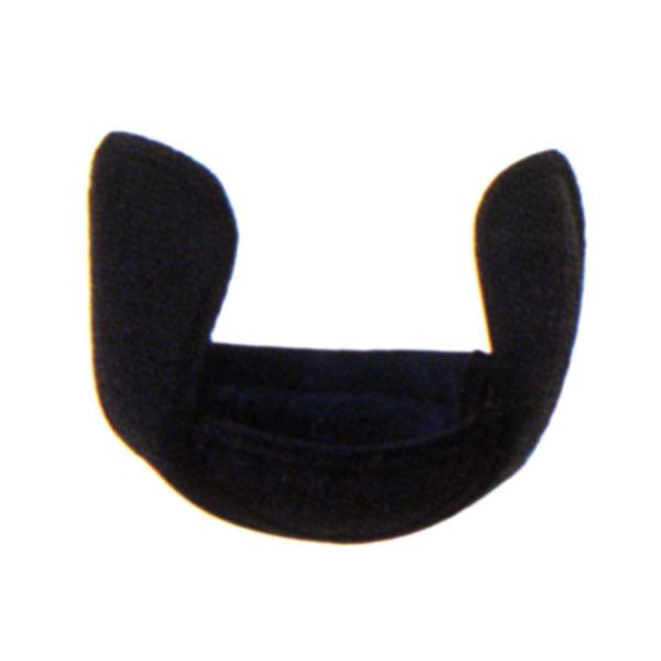 剣道面用のアゴ汗取です。装着に便利で洗濯も容易です。三日月という名前でロングセラーです。