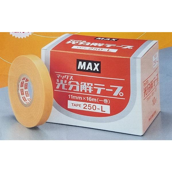 商品名         TAPE 250-L商品品番      TP91919JANコード   4902870 8157141箱入り数    10巻寸法 厚さ     0.25mm×幅11mm×長さ16mテープ色      オレンジ保持期間...