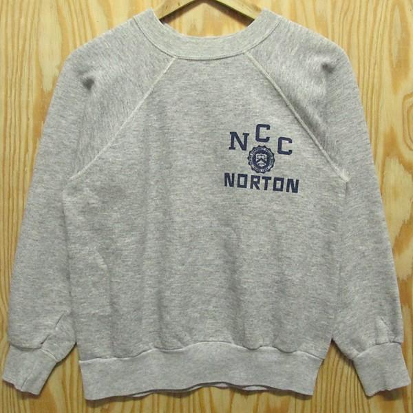 古着 ラグラン スウェット NCC USA製 M グレー トレーナー 古着 ラグラン スウェット NCC USA製 M グレー トレーナー