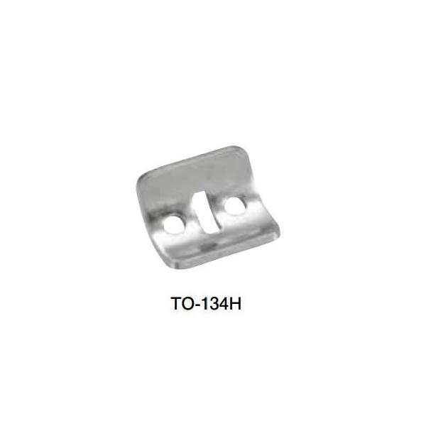 パイプ受金具 【TO-134H】材　質：SUS304適 用：パイプφ25.32ｍサイズ：展開図でお確かめください。