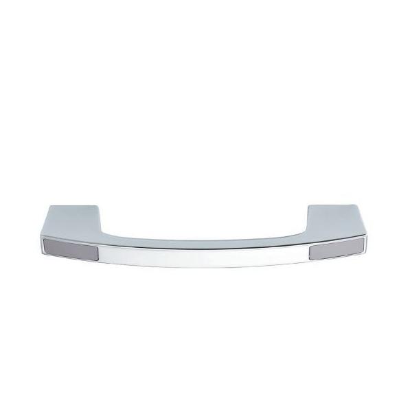 取手 TO-1505【MODEL】ETP-119-1【材質】取手：亜鉛ダイキャスト / キャップ：ABS樹脂【仕上げ】取手：クロームメッキ / キャップ：生地（ブラック）【仕様荷重】500【用途】空調冷熱・機械などに使用■表・うら両面から取...