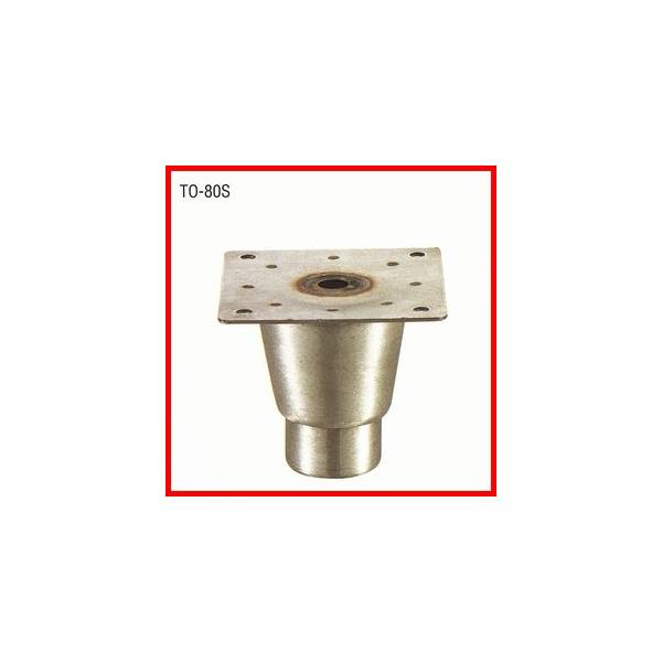 アジャスト脚 四角座付サイズ：最短/80ｍｍ　最長/120ｍｍ最大荷重：1700ｋｇ-ｆ材質：(1)SUS401　(2)SUS304　(3)SUS304　(4)SPCC　　　(5)S20C　(6)SPCC (7)S20C※材質(1)〜(7)...