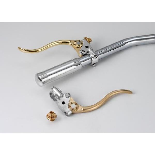 KUSTOM TECHDeluxe clutch/brake lever assmbliesMaterials:aluminium,brassfinished:polished or satinsize:1"or7/8"カスタムテック製種類...