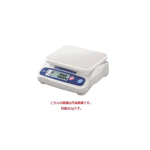 《仕様》●ひょう量　5000kg●目量　5g●精度等級： 4級(使用場所の制限はありません。)●電源：ACアダプタ(別売品)または乾電池(別売単1形乾電池4本)●計量皿寸法 230(W)×190(D)mm●外形寸法 265(W)×250(D...