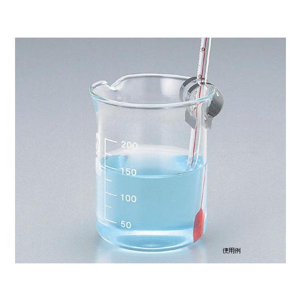 《温度・湿度測定機器》《仕様》●型番 O型●入数 1個特長・温度計の高さは自由に調節できます。仕様・ビーカー200ml以上用・材質：ステンレス（SUS304）