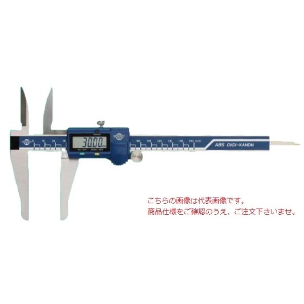 《仕様》●測定長：150mm●最小表示量：0.01mm●最大許容誤差：EMPE ±0.03mm、SMPE ±0.05mm●電源：SR44×1個●全長：247mm●質量：180g《特長》●外側・内側ジョウともに長く、狭くて深い測定箇所に最適で...