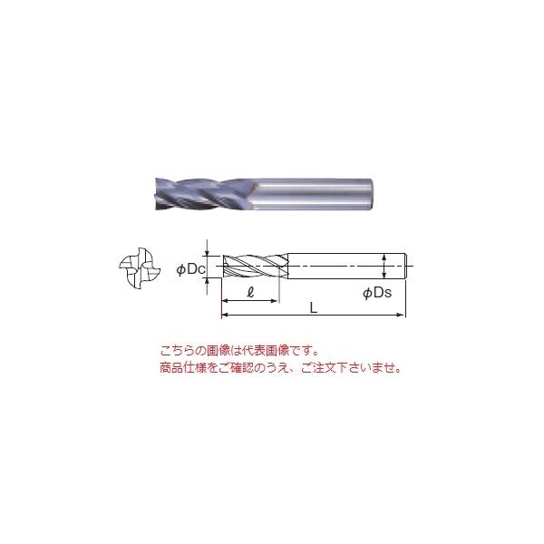 《仕様》●外径(Dc)：3.5mm●刃長(?)：12mm●全長(L)：60mm●シャンク径(Ds)：8mm●許容差：0〜-0.020mm●刃数：4枚●工具材料：コバルトハイス《特長》●鋼からステンレス鋼、アルミまで高速・高能率加工ができます...