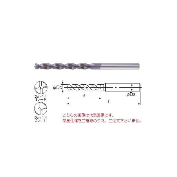 《仕様》●直径(φDc)：11.9mm●溝長(?)：101mm●全長(L)：158mm●シャンク径(φDs)：12mm●工具材料：高合金ハイス●先端角：135°