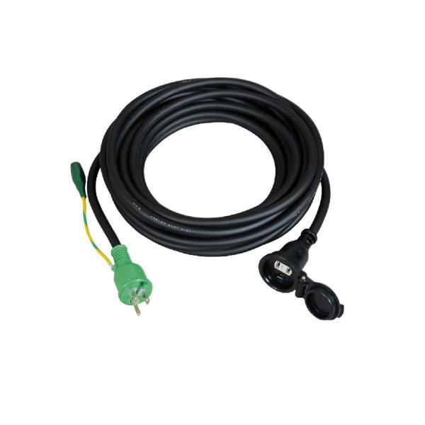 《仕様》●型式：PSW-5E●仕様：屋内・屋外兼用型●防水規格： IPX3●定格電圧： 125V●定格電流： 15A●電線長(m)： 5●電線種： SVCT 2.0×3芯●アース： ◯●入力プラグ： ポッキンプラグ●コンセント定格： 15A...