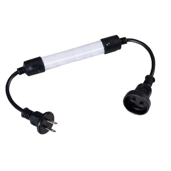《仕様》●型式： SSW-0.5●仕様： 屋内・屋外兼用型●防水規格： IPX3●定格電圧： 125V●定格電流： 12A●電線長(m)： 0.5●電線種： VCT 0.75×2芯●アース： −●入力プラグ： 防雨2Pプラグ●コンセント形状...
