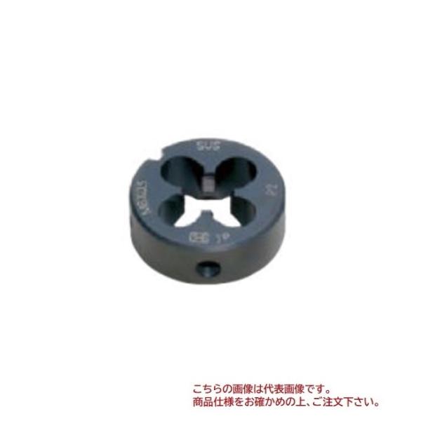 《仕様》●呼び：25XM8X1.25-H●外径：25●ピッチ  (山数)：1.25《特長》●ハイスを母材とし、溶着防止にホモ処理が施されています。●ダイスにすり割りがないソリッドタイプのため、段取りが簡単で安定したねじ精度が得られます。