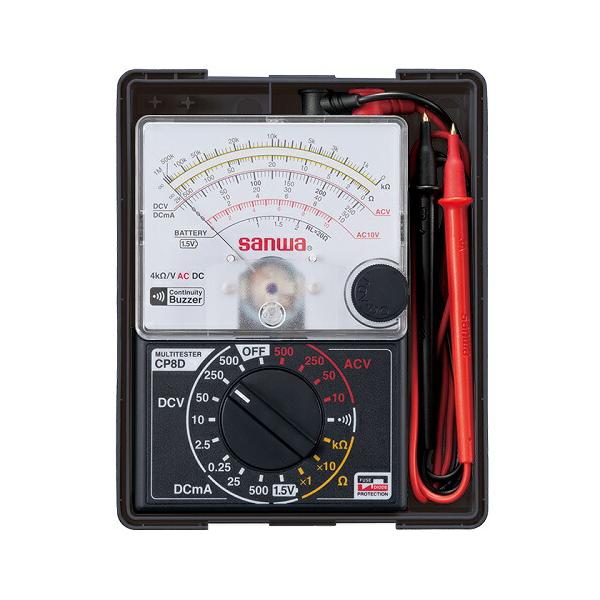 《仕様》●直流電圧：0.25/2.5/10/50/250/500V(4kΩ/V) ±3%以内●交流電圧：10/50/250/500V(4kΩ/V) ±4%以内●直流電流：0.25m/25m/500mA ±3.5%以内●抵抗：2k/20k/1...