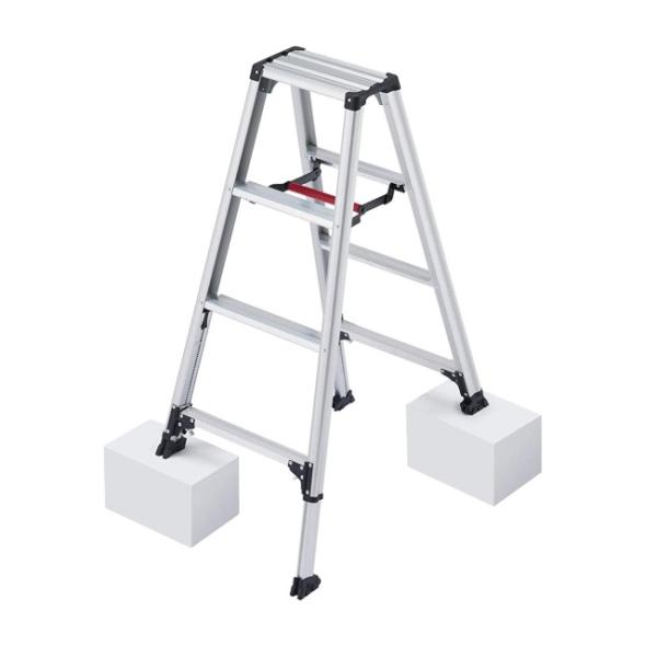 《仕様》●天板高さ：1.03〜1.23m●使用最大高さ：0.72〜0.93m●質量：5.6kg●設置寸法(外寸)　・全幅：50〜54cm　・奥行：73〜84cm●収納寸法(外寸)　・全幅：50cm　・奥行：17cm　・高さ：109cm●使用...