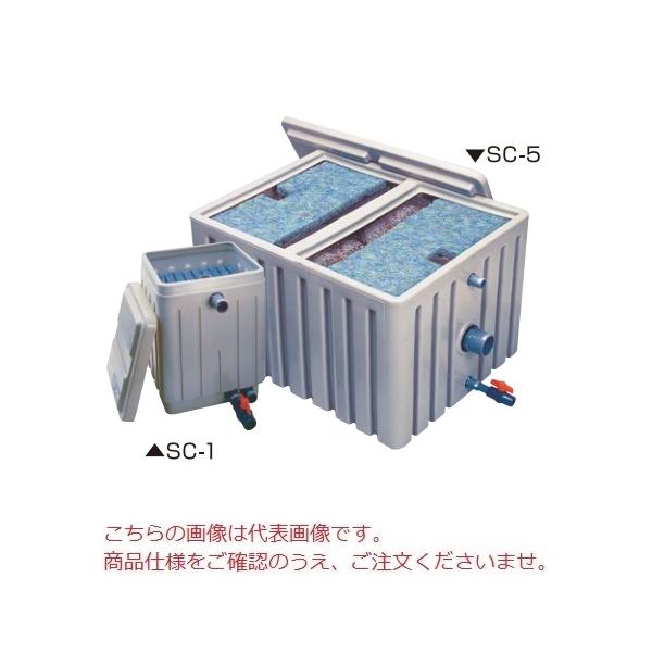 ※沖縄への発送は承っておりません。 《仕様》●サイズ(mm)：約455X525X690(H)●魚重量：10kg●能力：投餌量100g/日●BOD負荷量：60g/日●適合ポンプ：1〜3t/h●タンク容量：約150L●配管口径：給水・ろ水＝VP...