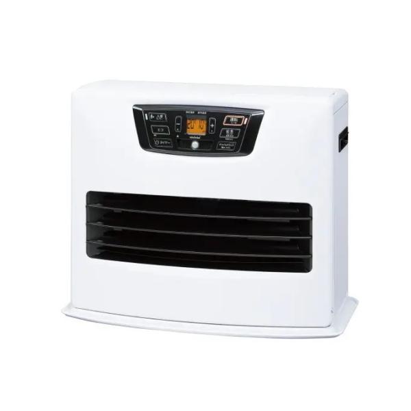 《仕様》●暖房目安　・木造（戸建）14畳まで　・コンクリート（集合）19畳まで●カラー：WT (ホワイト)●暖房出力：5.25kW〜1.41kW●寸法 (置台を含む)高さ×幅×奥行き：445×550×327.5mm●質量：12.7kg※商品...
