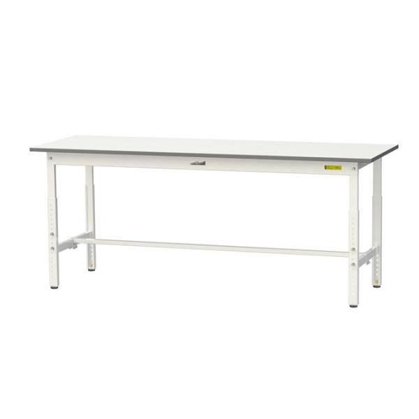 《ワークテーブル150シリーズ 高さ調整タイプ H600mm〜H900mm 基本形》●サイズWxDxH　1800x600x600〜900●質量(kg)　32.2●SUPA1860WW特長●天板は使いやすい高さに調整できます。●均等耐荷重15...