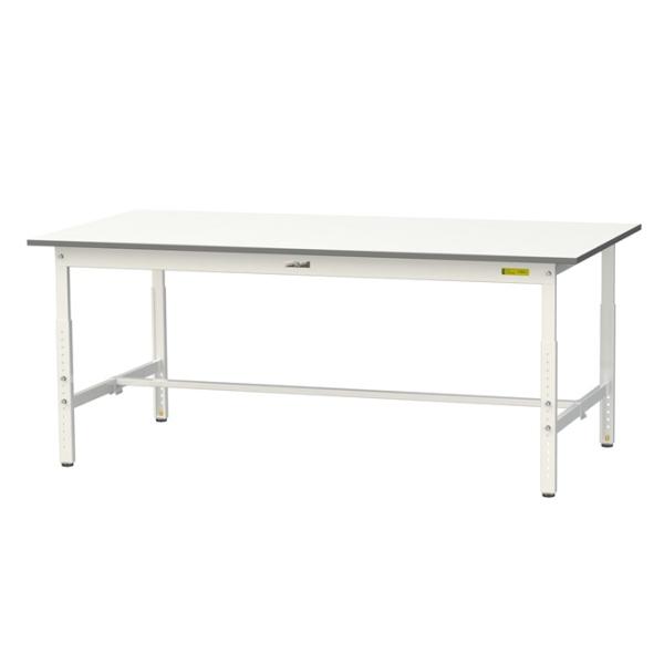 《ワークテーブル150シリーズ 高さ調整タイプ H600mm〜H900mm 基本形》●サイズWxDxH　1800x900x600〜900●質量(kg)　41.0●SUPA1890WW特長●天板は使いやすい高さに調整できます。●均等耐荷重15...