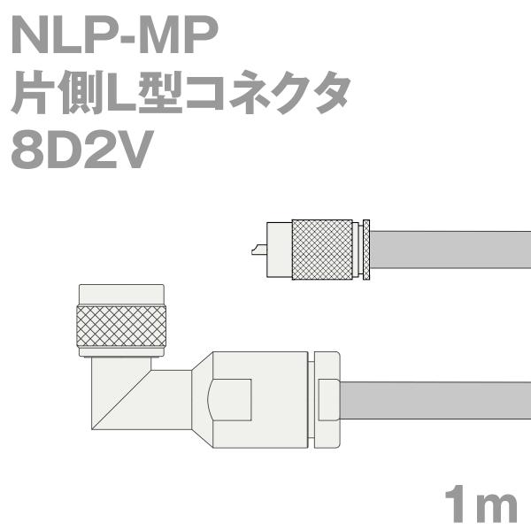 [コネクタ] NLP型-MP型　(N型L型プラグ-M型プラグ)[ケーブル規格] 8D2V（8D-2V）[長さ] 1m±1％[ケーブルの色]灰色[インピーダンス] 50Ω[メーカー]　コネクタ：トーコネ(旧東洋コネクタ)