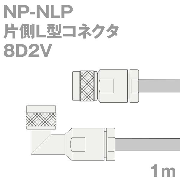 [コネクタ] NP型-NLP型　(N型プラグ-N型L型プラグ)[ケーブル規格] 8D2V（8D-2V）[長さ] 1m±1％[ケーブルの色]灰色[インピーダンス] 50Ω[メーカー]　コネクタ:トーコネ(旧東洋コネクタ)