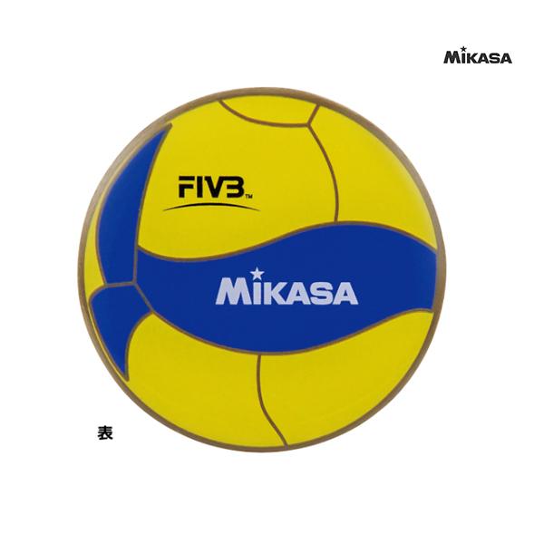 MIKASA ミカサ バレーボール用 トスコインバレーボール専用レフリーケースです。表：国際公認球と同じパネルデザイン、裏：国際バレーボール連盟マーク(ＦＩＶＢ)素材：しんちゅう寸法：直径約29ｍｍ重量：約7ｇ#トスコイン　#　#審判用品　...