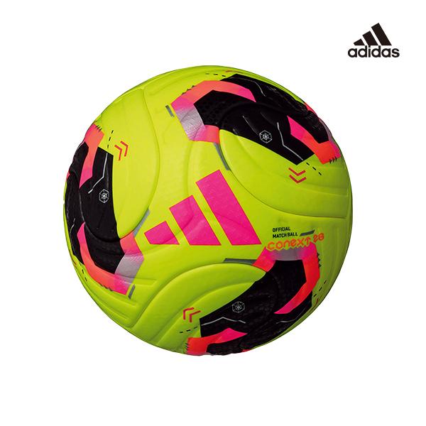 アディダス adidas コネクト26 プロ検定球 国際公認球 サッカーボール・5号球芝グランド推奨・雪用過去最少となる4枚パネル構造を採用した「コネクト26テクノロジー」を搭載。熱接合によるサーマルボンディング製法で、縫い目のない均一な反...