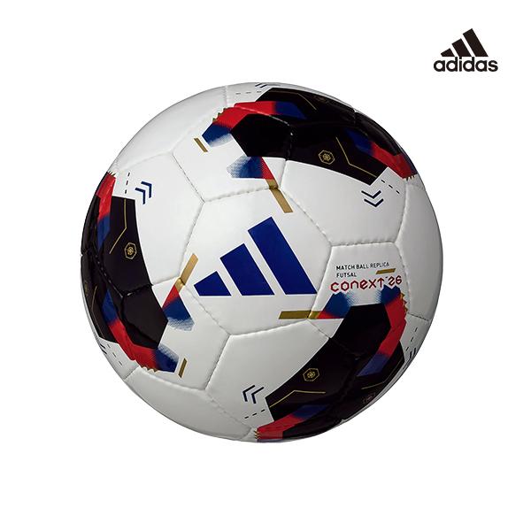 アディダス adidas コネクト26 フットサル検定球 国際公認球 フットサル・4号球素材：人工皮革サイズ：直径約20.5cm重量：約420g         ネーム加工をご希望の場合は、自由入力欄に下記内容をご記入ください。・ネーム名（...