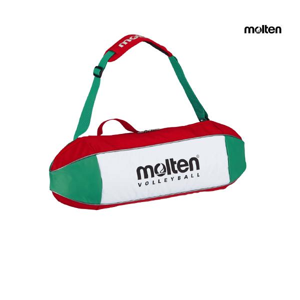 molten モルテン バレーボール ボールバッグ 3個入れバレーボール3個収納可能なボールバッグです。両面にパッドを内蔵、体への衝撃を和らげ、型崩れも防ぎます。素材：ナイロンサイズ：幅67×高さ22×奥行22cm             ...