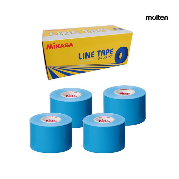 MIKASA ミカサ ビニールラインテープ体育館等のライン作成用の5cm幅ビニールテープです。4巻入。サイズ：50mm×25m×4巻入(単色)素材：ビニール#ラインテープ #体育館ライン #バレーボールライン #バスケットボールライン#フッ...