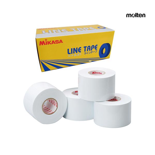 MIKASA ミカサ ビニールラインテープ体育館等のライン作成用の5cm幅ビニールテープです。4巻入。サイズ：50mm×25m×4巻入(単色)素材：ビニール#ラインテープ #体育館ライン #バレーボールライン #バスケットボールライン#フッ...