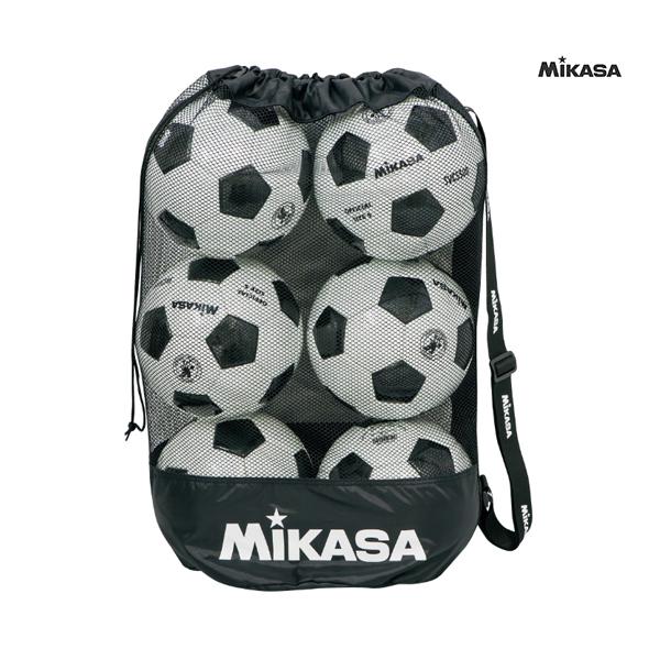 MIKASA ミカサ ボールバッグ メッシュ巾着型バレーボール・フットサルボール6個用サッカーボール6個用バスケットボール4個用メッシュ素材、ボールバッグです。試合や合宿など、チームの移動時に便利なボールバッグです。素材：ナイロン寸法：直径...