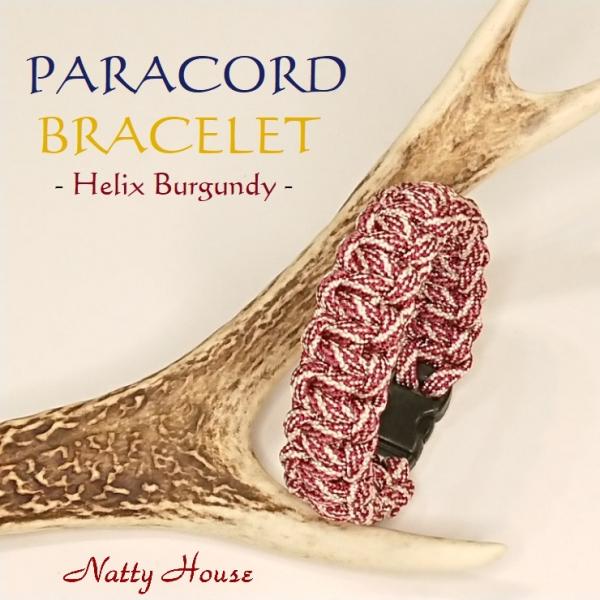 HELIX ブレスレット PARACORD パラコード パラシュート アウトドア ロープ キャンプ 防災 手編み 送料無料◆ パラシュートコード、通称パラコードを匠に編上げた定番のブレスレットです。◆ パラコードは、ナイロン素材の1本で耐荷...
