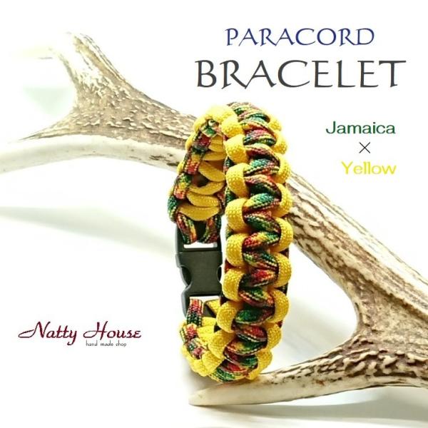 ブレスレット 送料無料 PARACORD パラコード パラシュート アウトドア ロープ キャンプ 防災 手編み◆ パラシュートコード、通称パラコードを匠に編上げた定番のブレスレットです。◆ パラコードは、ナイロン素材の1本で耐荷重200kg...