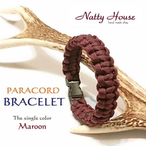 ◆ パラシュートコード、通称パラコードを匠に編上げた定番のブレスレットです。◆ 定番色の全16色です。◆ パラコードは、ナイロン素材の1本で耐荷重200kgと言われる大変丈夫なコードです。◆ Ｍサイズ（一般女性サイズ）内径約17〜18CM ...