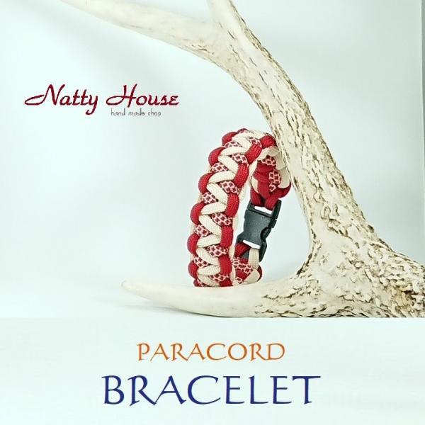 パラコード ブレスレット rdm2 パラシュート ロープ アウトドア サバイバル◆ パラシュートコード、通称パラコードを匠に編上げた定番のブレスレットです。◆ パラコードは、ナイロン素材の1本で耐荷重200kgと言われる大変丈夫なコードです...
