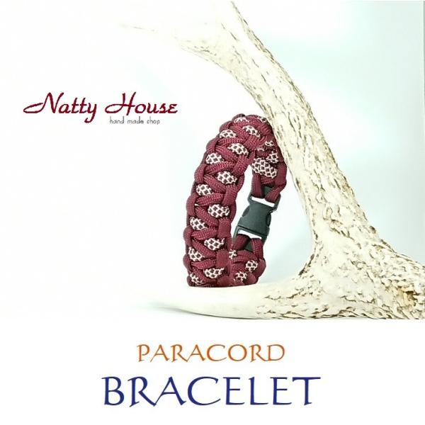 パラコード ブレスレット wdm1 パラシュート ロープ アウトドア サバイバル◆ パラシュートコード、通称パラコードを匠に編上げた定番のブレスレットです。◆ パラコードは、ナイロン素材の1本で耐荷重200kgと言われる大変丈夫なコードです...