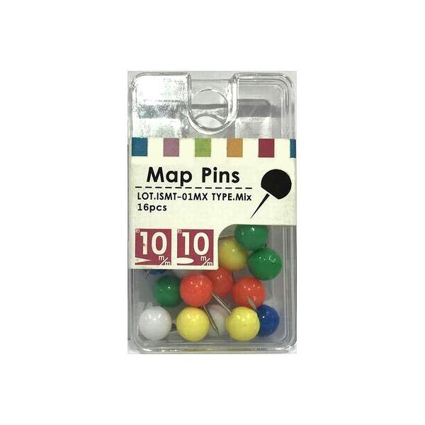 ●ポスターなどの提示最適。●好きな色を選んで楽しい。●抜き差しが簡単で便利！メーカー：アイ・エス品番：ISMT-01MX針長：10mm材質：PS・スチール※商品の仕様の変更がある場合がございます。予めご了承くださいませ。※画像と商品の色合い...