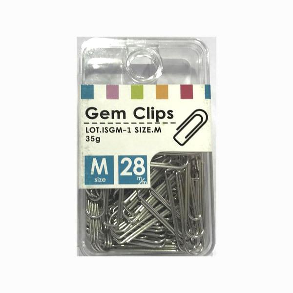 ●最もポピュラーなサイズ。●書類のソートに最適です。●簡易的に書類をまとめる際に大変重宝します。メーカー：アイ・エス品番：ISgM-1サイズ：全長28mm材質：スチール原産国：日本製※商品の仕様の変更がある場合がございます。予めご了承くださ...