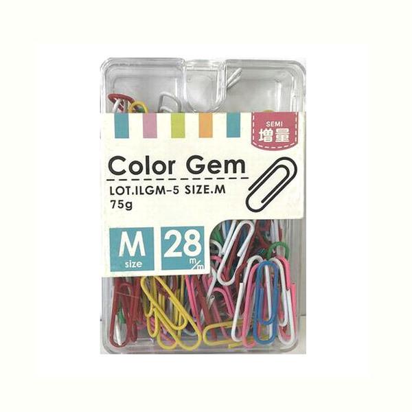 ●最もポピュラーなサイズ。●書類のソートに最適です。●簡易的に書類をまとめる際に大変重宝します。メーカー：アイ・エス品番：ILgM-5サイズ：全長28mm材質：樹脂・スチール※商品の仕様の変更がある場合がございます。予めご了承くださいませ。...