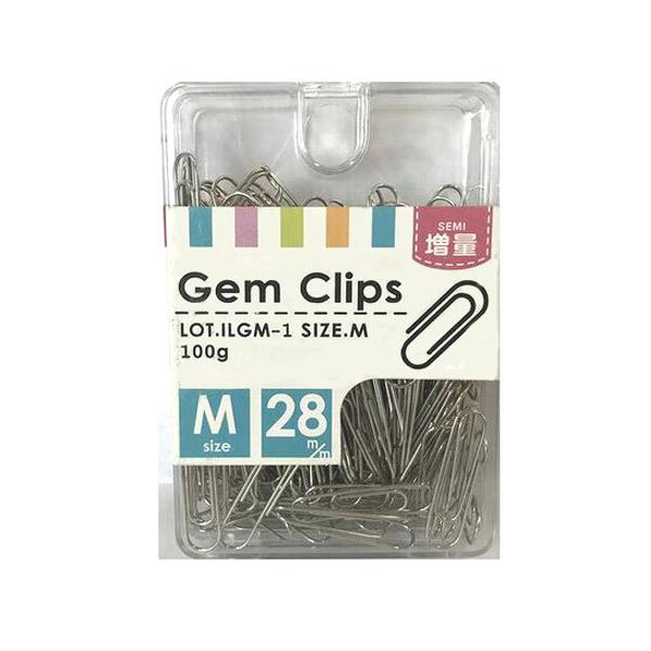 ●最もポピュラーなサイズ。●書類のソートに最適です。●簡易的に書類をまとめる際に大変重宝します。メーカー：アイ・エス品番：ILgM-1サイズ：全長28mm材質：スチール※商品の仕様の変更がある場合がございます。予めご了承くださいませ。※画像...