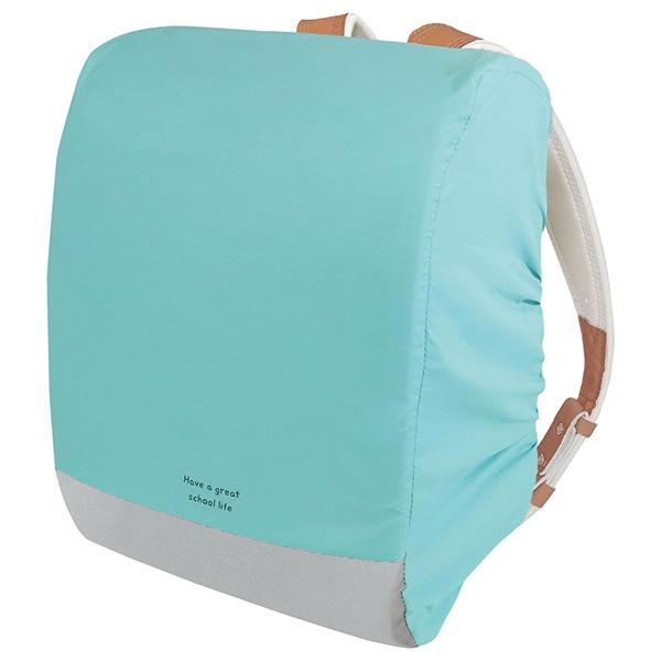 ・ランドセルを雨から守るランドセルカバー・車のライトに反射して光るリフレクター付・撥水加工生地・ゴム仕様・一体型コンパクト収納袋付・収納袋に柄プリント入品番：ST527MT本体サイズ：H380×W280×D210mm、45g材質：ポリエステ...