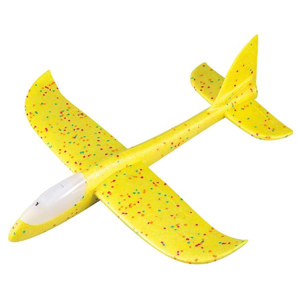 ぴかぴか光りながら空を飛ぶきれいなひこうき！電池内蔵（電池交換はできません）メーカー：アーテック ARTEC品番：11741商品サイズ：460×120×50mmセット内容：本体×1材質：EPE、PP重量：45g製造国：中国※商品の仕様の変更...