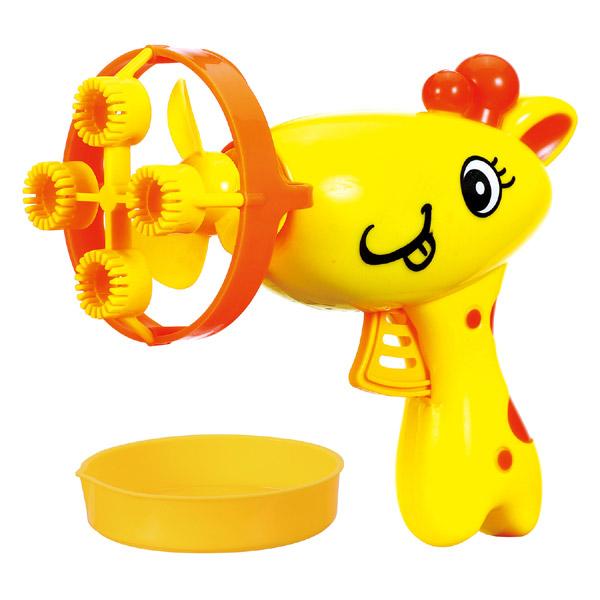 かわいいキリンのバブルガンメーカー：アーテック ARTEC品番：47832商品サイズ：本体/130×170×75mm、受け皿/80×70×20mmセット内容：本体、トレー、シャボン液材質：PS、PP重量：70g製造国：日本※商品の仕様の変更...