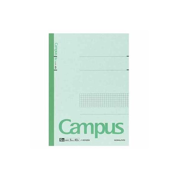 コクヨ キャンパスノート（特殊罫）５ｍｍ方眼罫　Ａ４（１号）　４０枚 ノ-201S5N●サイズ：1号(A4)●タテ・ヨコ：297・210●罫内容：5mm方眼罫●枚数：40枚●中紙/上質紙（森林認証紙）●製本様式/無線とじ