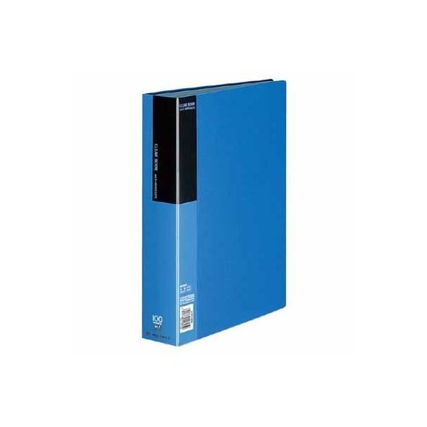 コクヨ クリヤーブック　Ａ４縦　固定式１００枚ポケット　青 ラ-B100B●固定式●ポケット枚数のバリエーションが豊富●ポケットは光の反射を抑えて、書類を見やすくしたエンボス仕上げです。●ポケット中紙は表紙に合わせたカラーです。●背見出し紙...