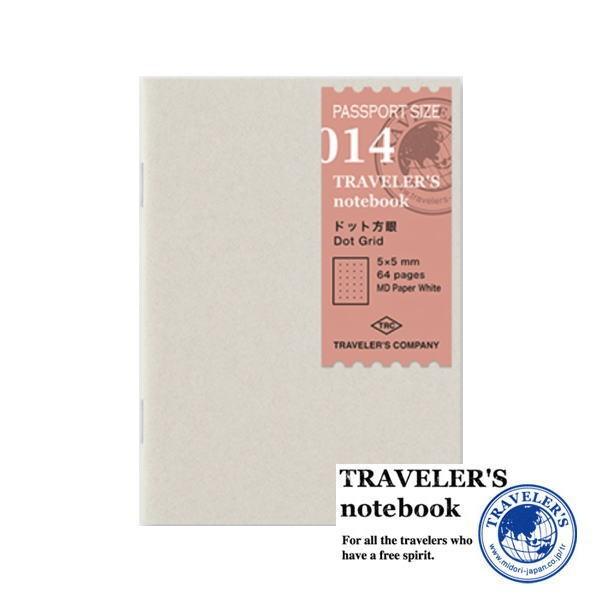 メーカー　ミドリ品名　TRAVELER'S notebook(トラベラーズノート)」専用 MD用紙 ドット方眼リフィル(パスポートサイズ) サイズ　H124×W89×D4mm品番　14405006内容　中紙/64ページ　ドット方眼5×5mm...