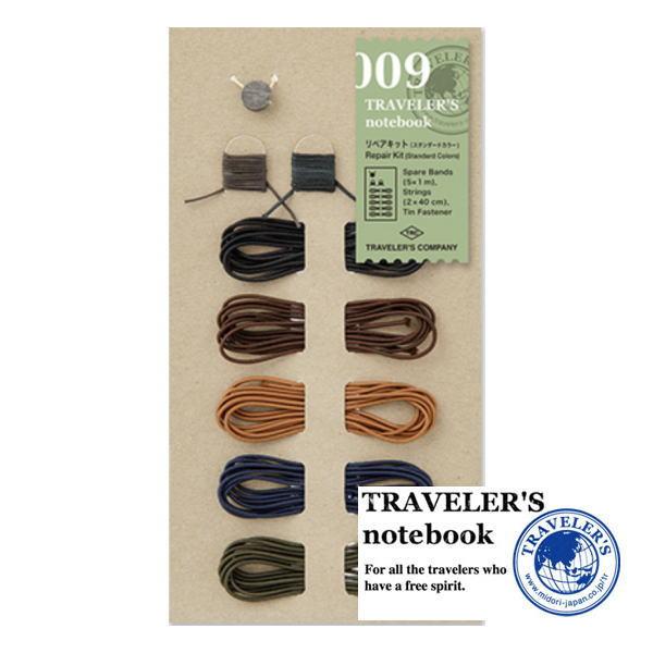 メーカー　ミドリ品名　TRAVELER'S notebook(トラベラーズノート)」専用リペア用キット(スタンダードカラー)5色入り(レギュラー/パスポートサイズ兼用)サイズ　H207×W110mm品番　14466006内容　替えゴム5色/...